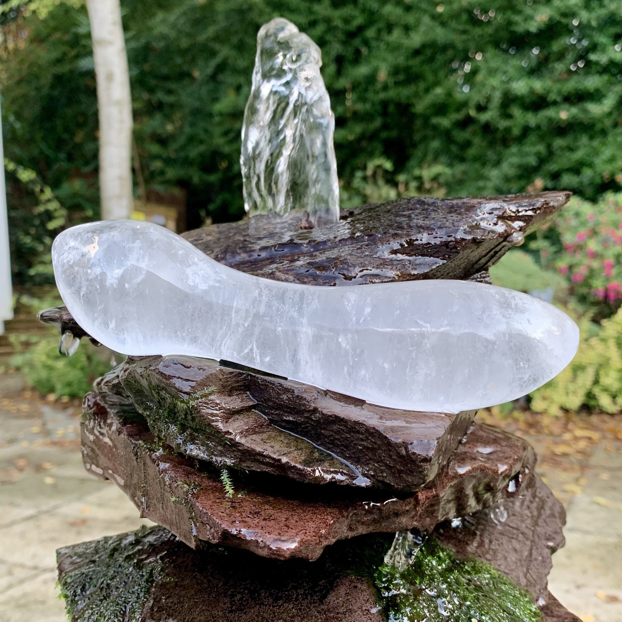 Clear Quartz Thick Yoni Wand – Yoni Gem Stones