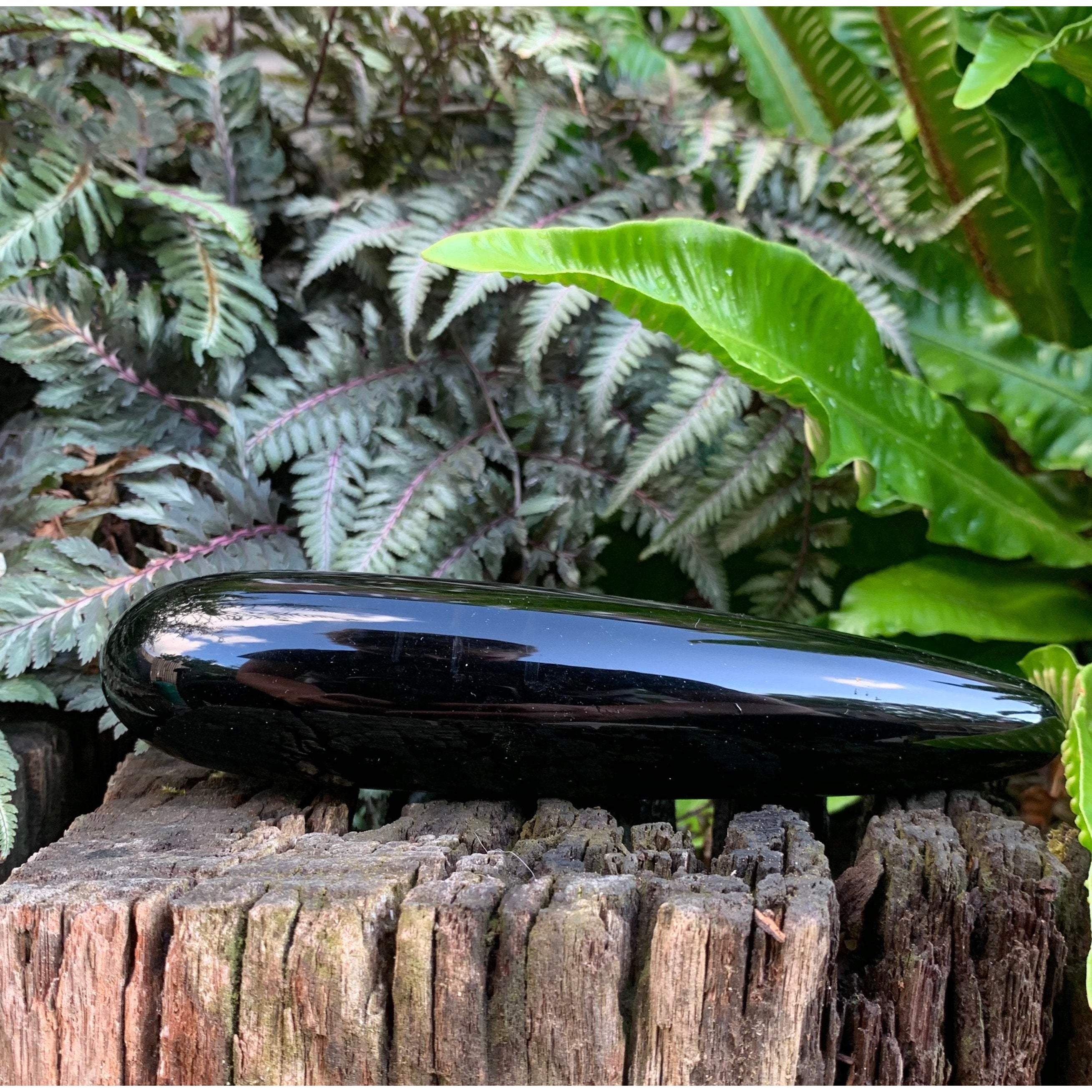 Black Obsidian Yoni Wand – Yoni Gem Stones